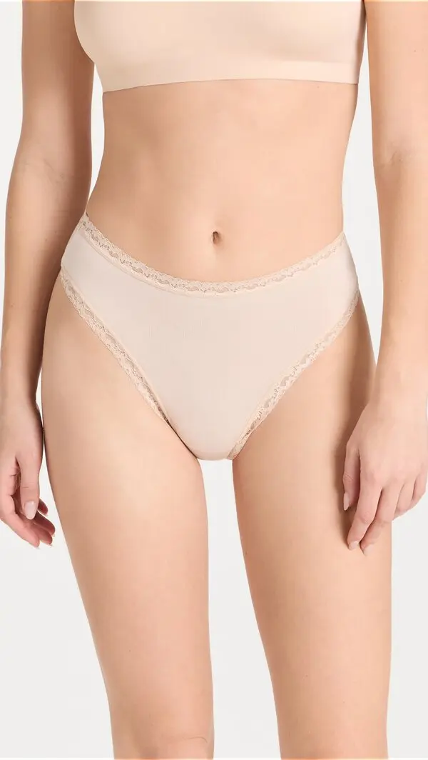 STRIPE & STARE High Waisted Thong 4 Pack