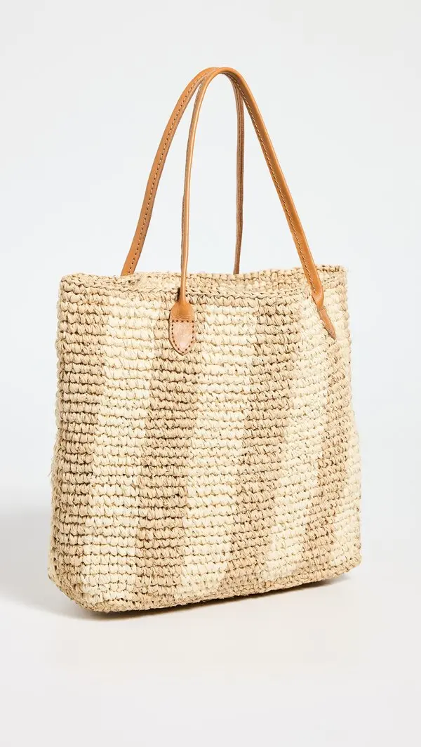 BEMBIEN Franci Raffia Tote Bag