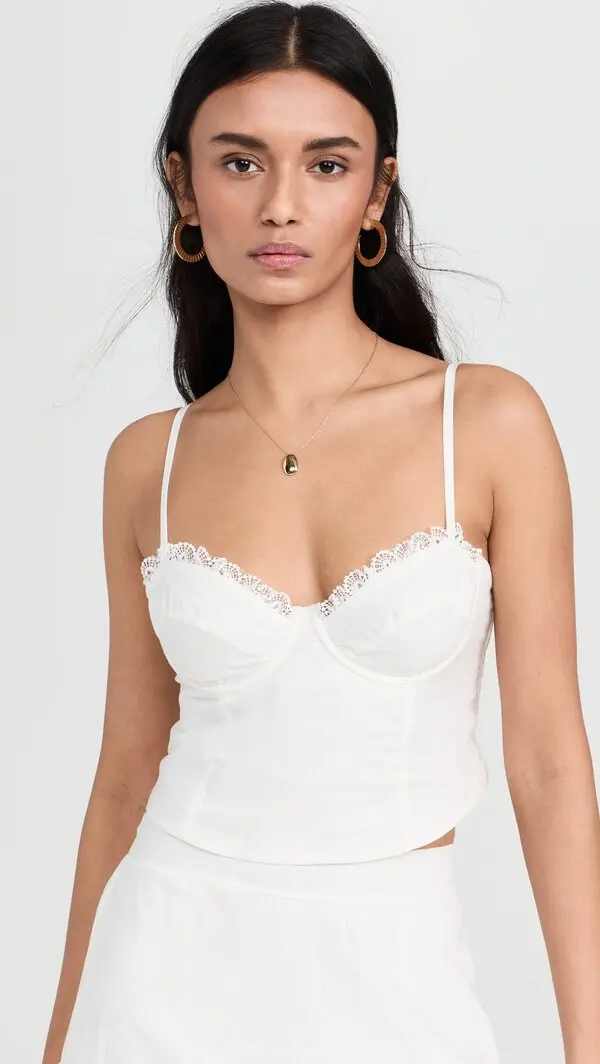 Peixoto Josie Cami - White