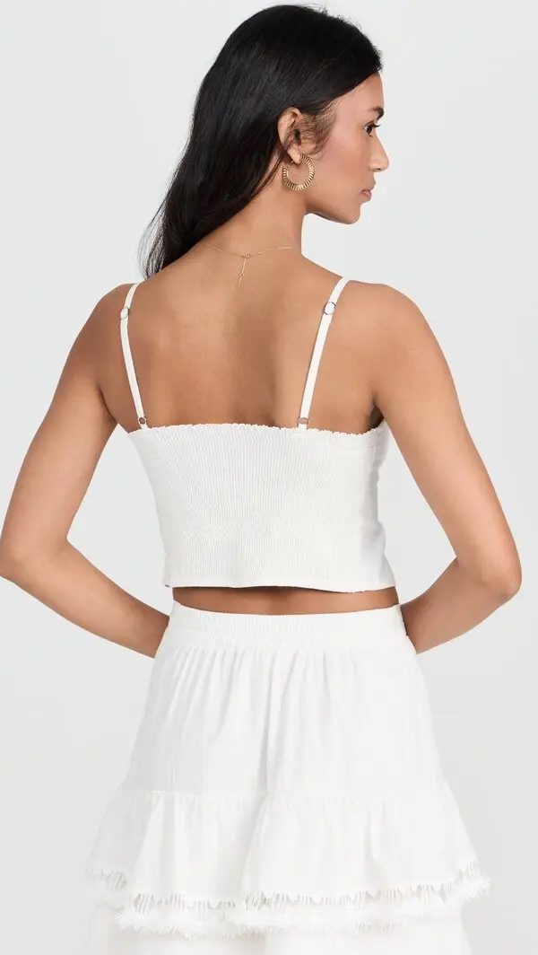 Peixoto Josie Cami - White
