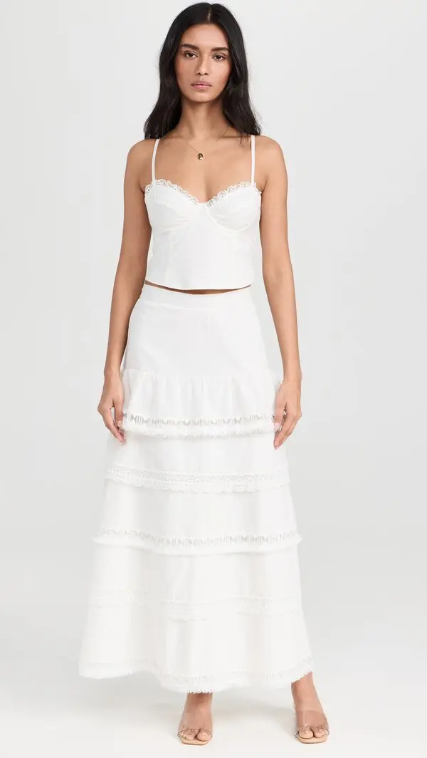 Peixoto Josie Cami - White