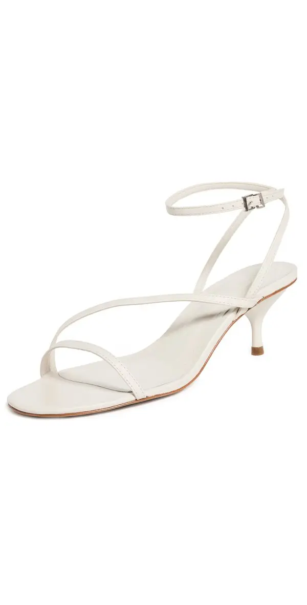 Schutz Helene Sandal Heels - Pearl