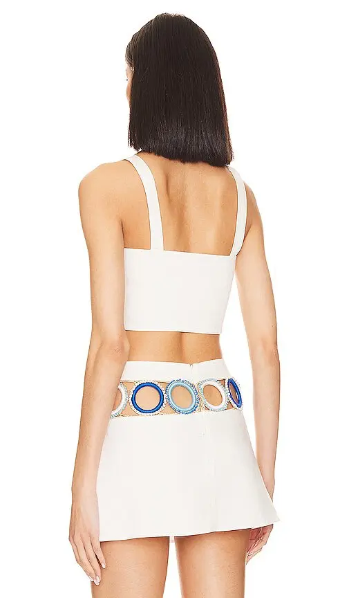 My Beachy Side Square Neck Crop Top