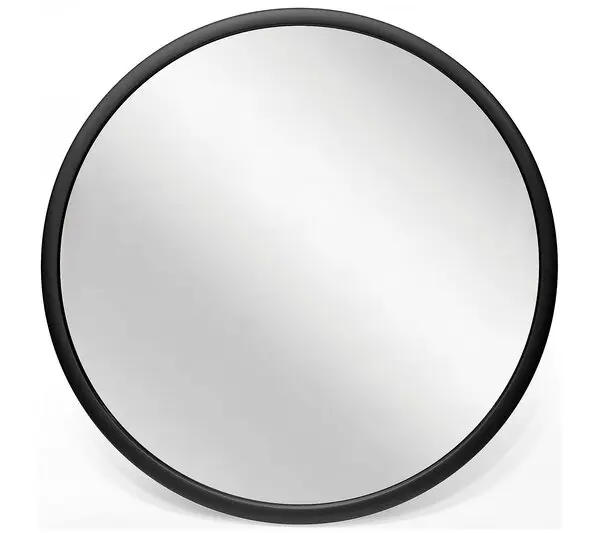 INFINITY Instruments 22' Wall Mirror, Matte Bla K Frame