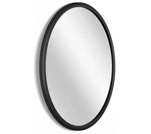 INFINITY Instruments 22' Wall Mirror, Matte Bla K Frame