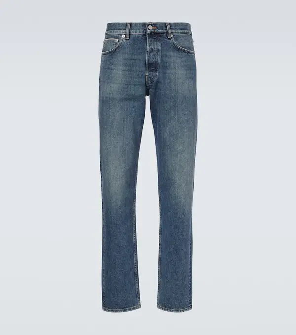 Thom Sweeney Mid-rise Straight Jeans