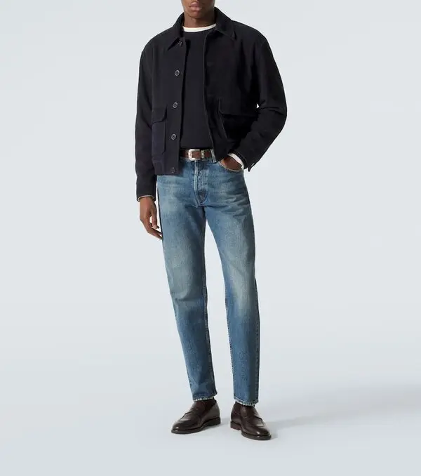 Thom Sweeney Mid-rise Straight Jeans