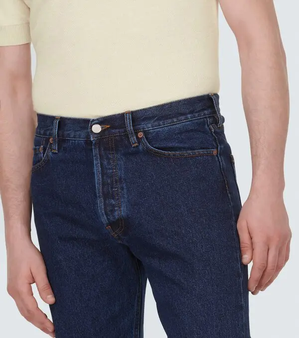Thom Sweeney Mid-rise Straight Jeans
