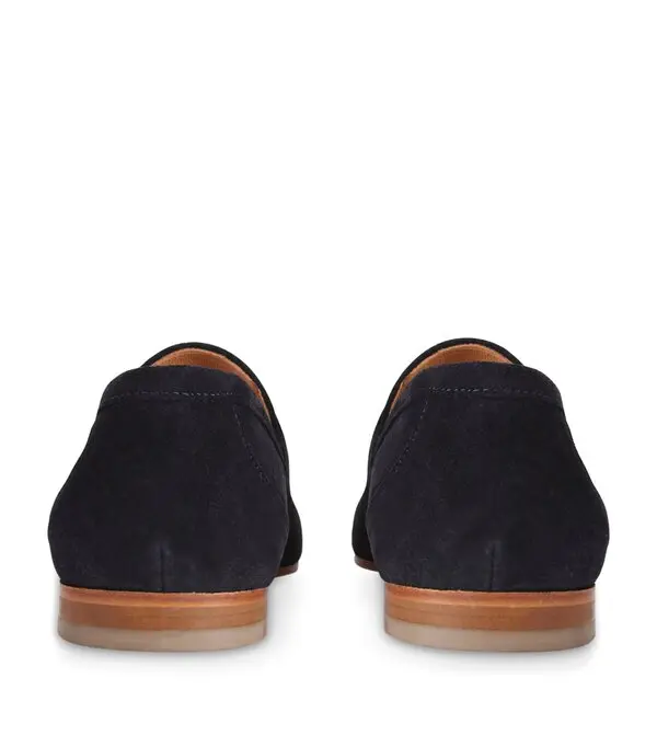 Kurt Geiger Suede Ali Loafers - Navy | Editorialist display picture 3