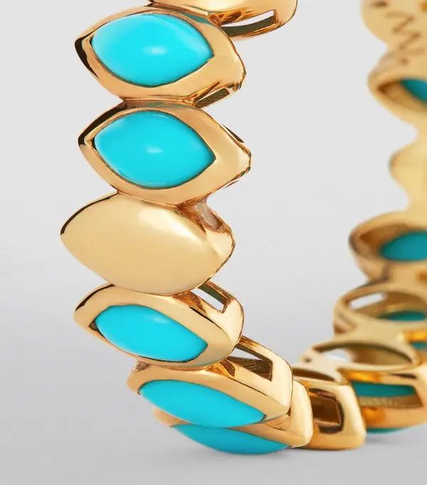 NETALI NISSIM Yellow And Turquoise Navette Ring