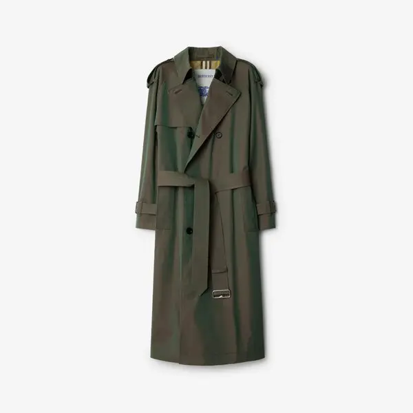 Burberry Long Cotton Trench Coat