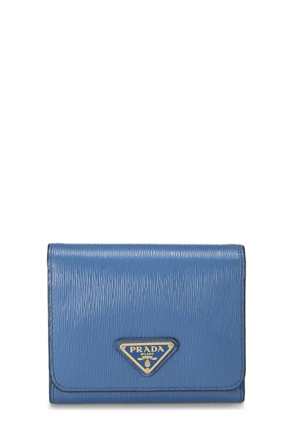 Prada Vitello Move Compact Wallet