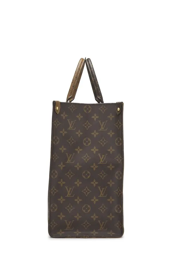 LOUIS VUITTON Monogram Reversed Giant On The Go - Brown