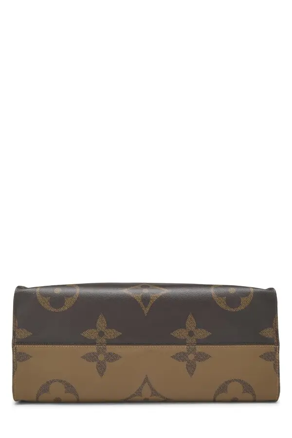 LOUIS VUITTON Monogram Reversed Giant On The Go - Brown