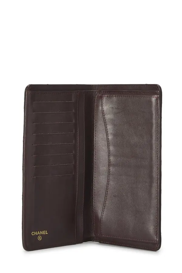 Chanel Quilted Caviar Yen Wallet