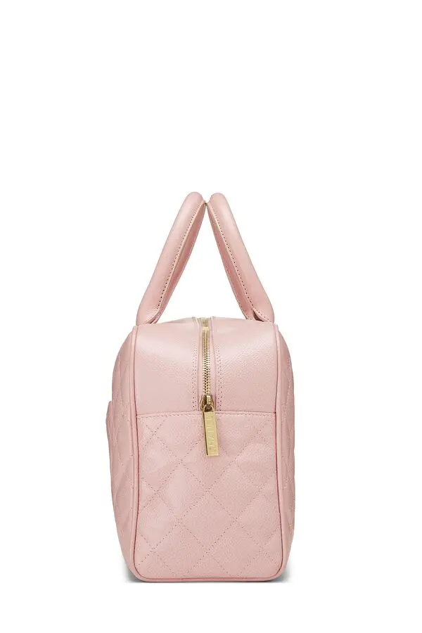 Chanel Quilted Caviar Bowler