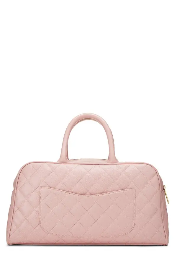 Chanel Quilted Caviar Bowler