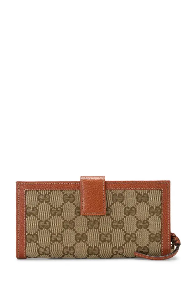 Gucci Original Gg Canvas Long Wallet - Beige
