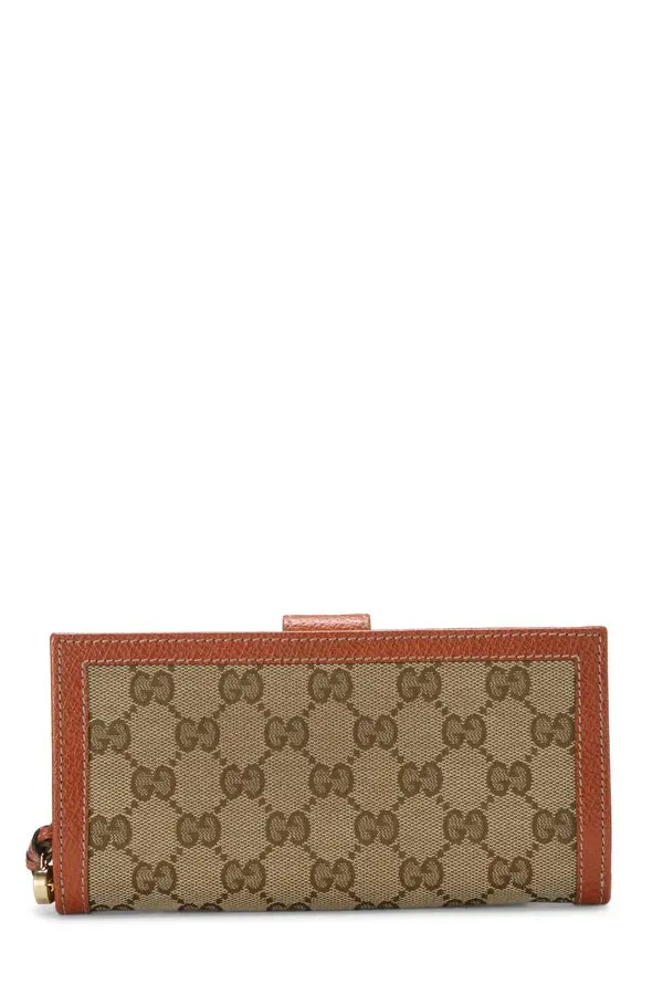 Gucci Original Gg Canvas Long Wallet - Beige