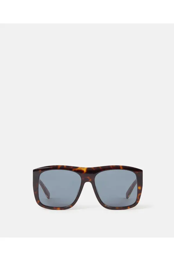 Stella McCartney Straight-edge Square Sunglasses - Stripe