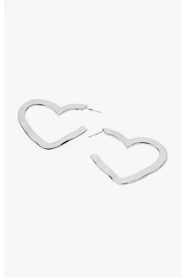 SOKO Kiota Maxi Hoop Earrings - Silver