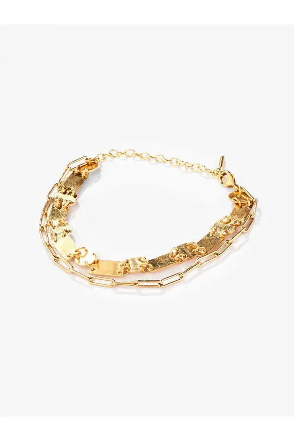 SOKO Cala Layered Bracelet - Gold