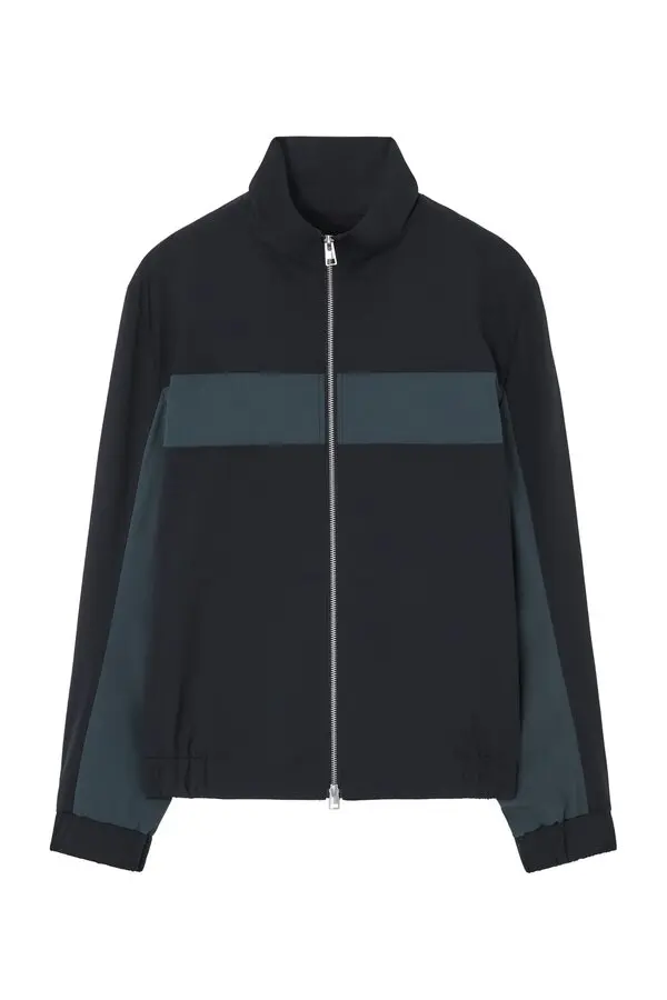 Cos Color-block Funnel-neck Jacket