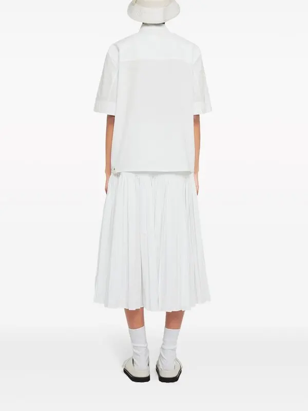 JIL SANDER Pleated Midi Skirt