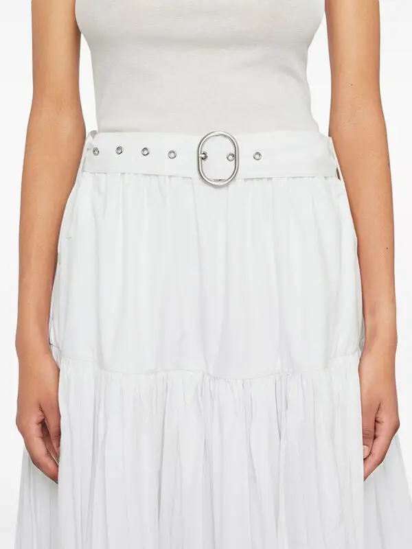 JIL SANDER Pleated Midi Skirt