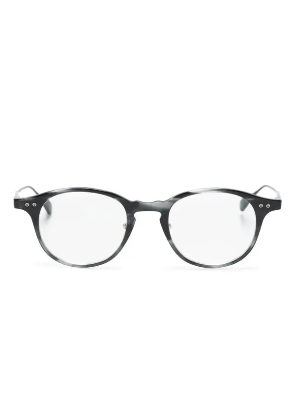 Dita Round-frame Glasses - Black