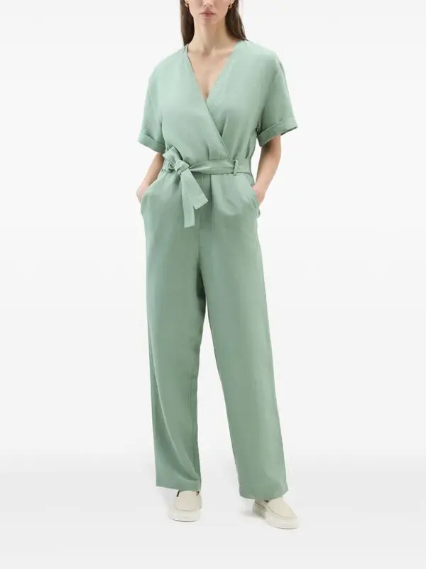 Woolrich Belted Wrap Jumpsuit