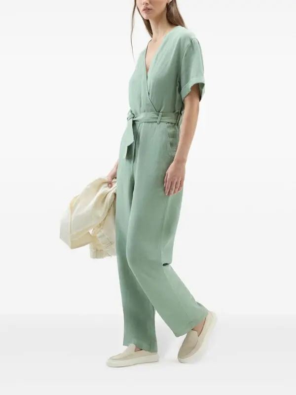 Woolrich Belted Wrap Jumpsuit