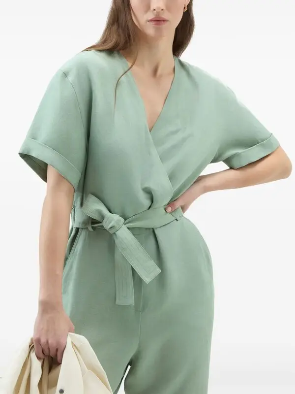 Woolrich Belted Wrap Jumpsuit
