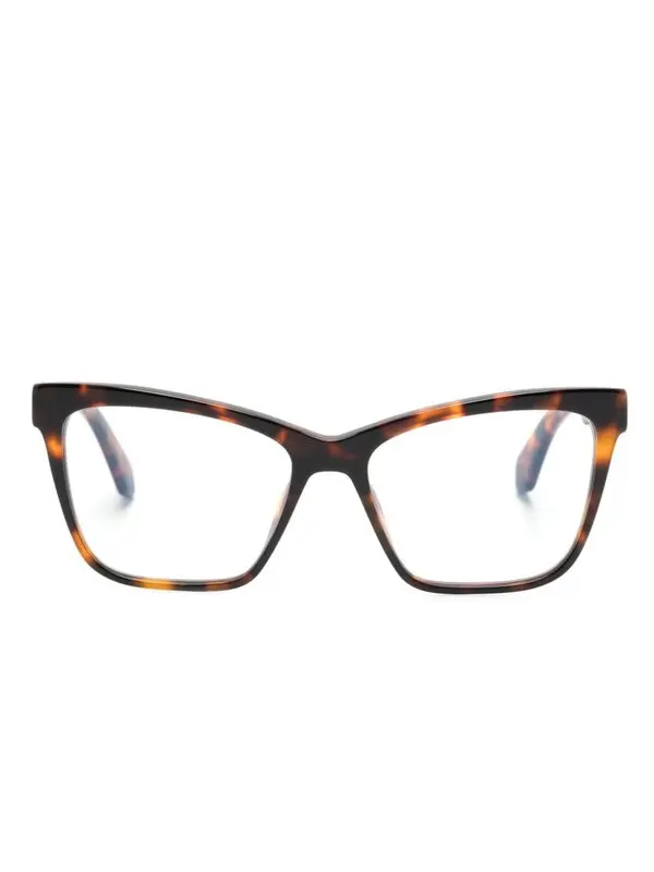 Off-White Butterfly-frame Glasses - Brown