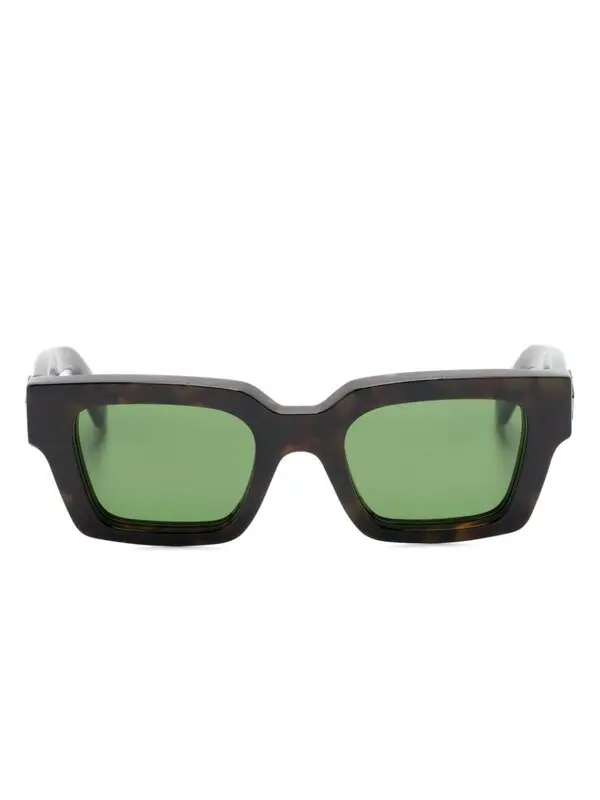 Off-White Virgil Square-frame Sunglasses - Brown