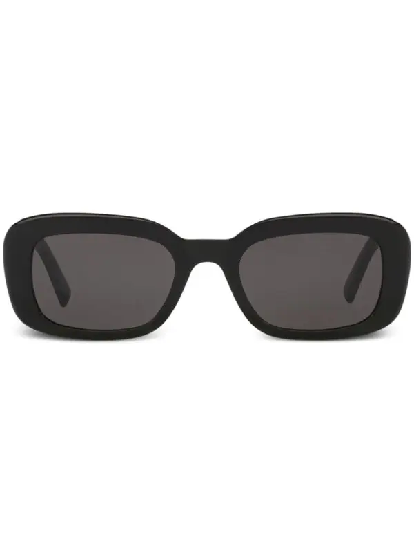Saint Laurent Rectangle-frame Sunglasses - Black