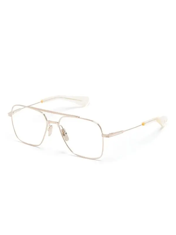Dita Flight Seven Aviator Eyeglasses - Gold