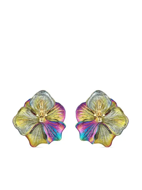 ANABELA CHAN Rainbow Bloom Quartz Earrings - Yellow