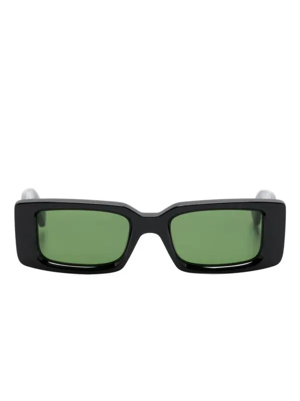 Off-White Arthur Rectangle-frame Sunglasses - Black
