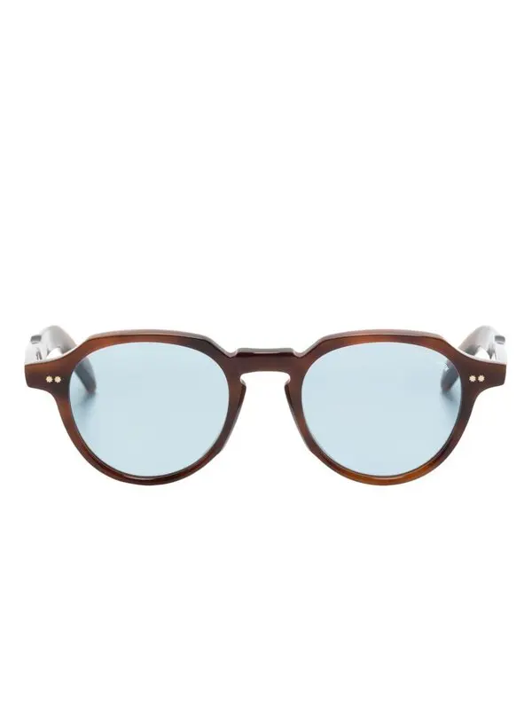 CUTLER & GROSS Round-frame Sunglasses - Brown