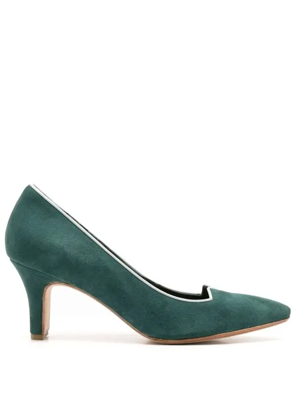 STUDIO CHOFAKIAN 75mm Banoni Leather Pumps