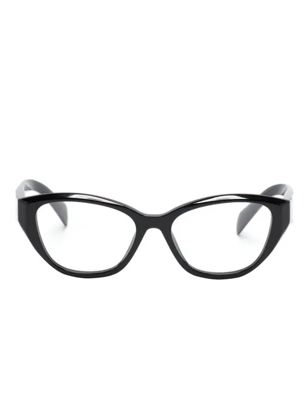Prada Logo-engraved Cat-eye Glasses