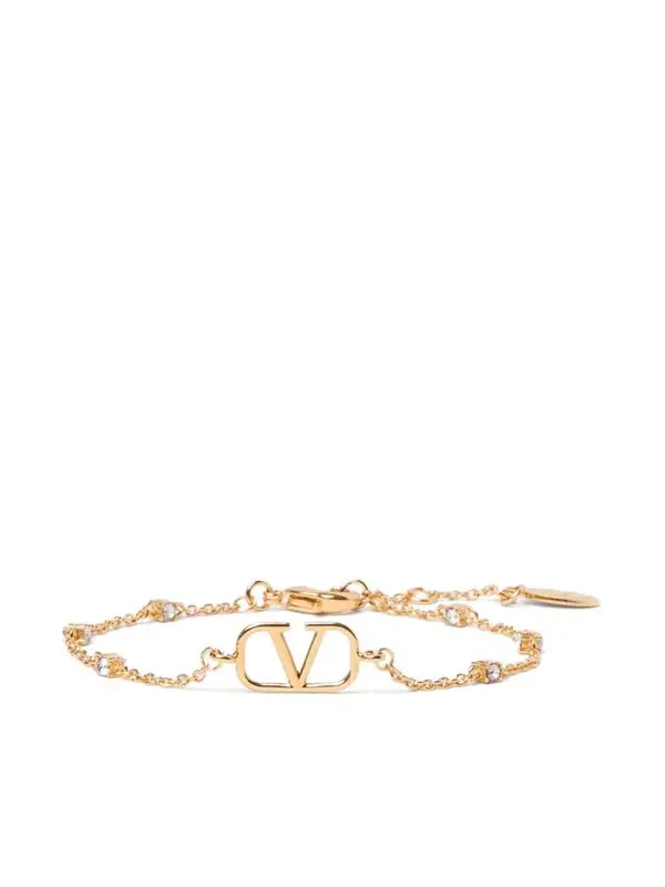 Valentino Garavani Vlogo Signature Chain Bracelet - Gold