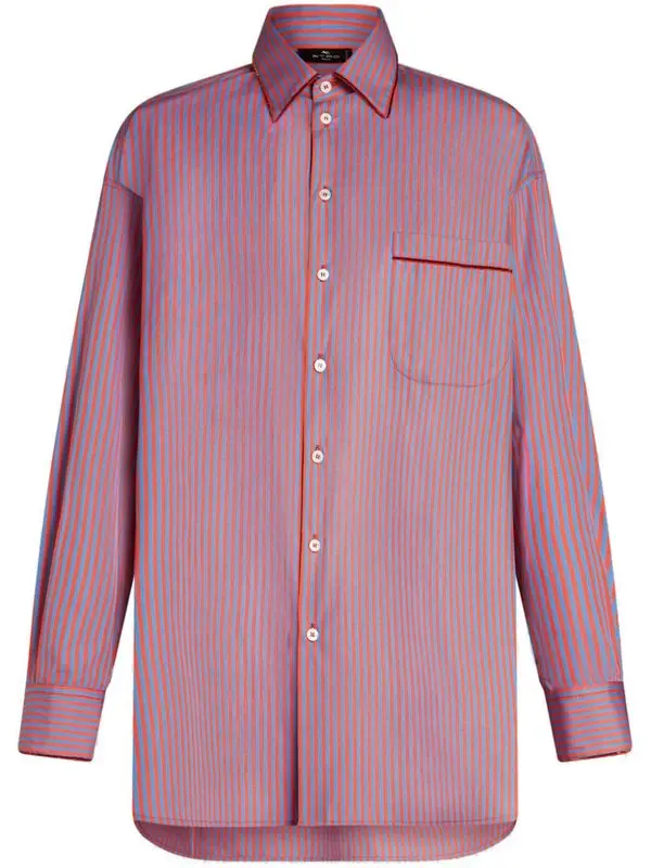 Etro Striped Cotton Shirt