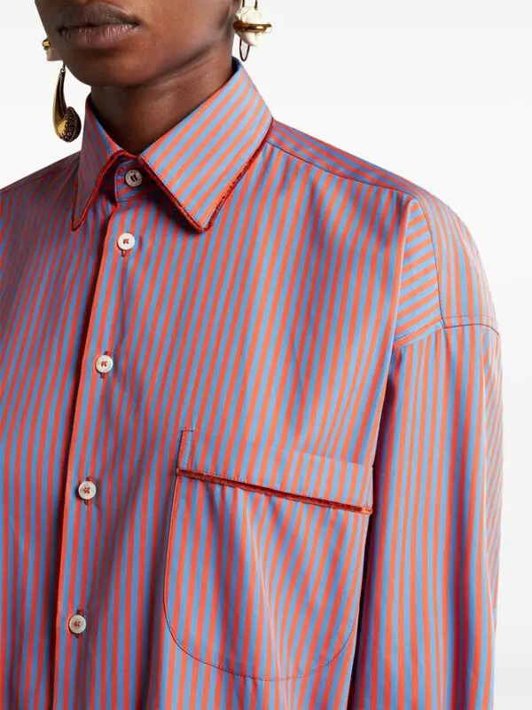 Etro Striped Cotton Shirt
