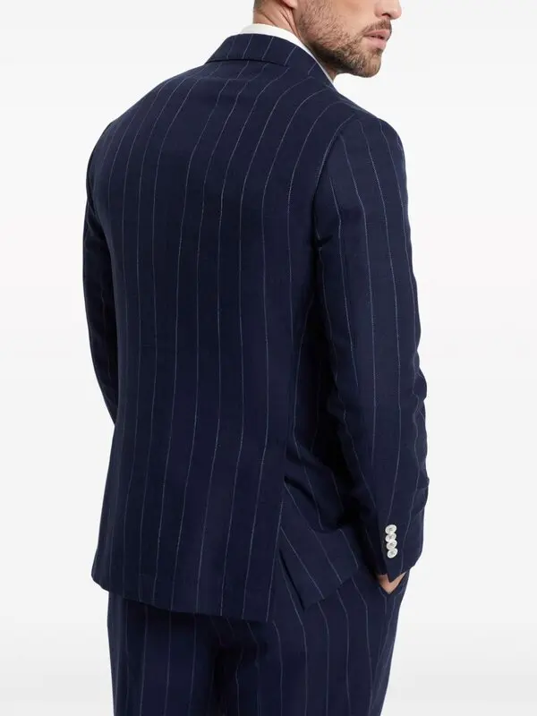 Brunello Cucinelli Pinstripe Single-breasted Blazer