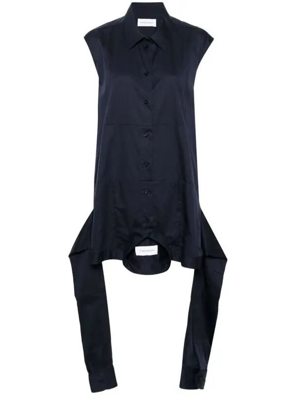 Viktor & Rolf Upside Down Shirtdress - Blue