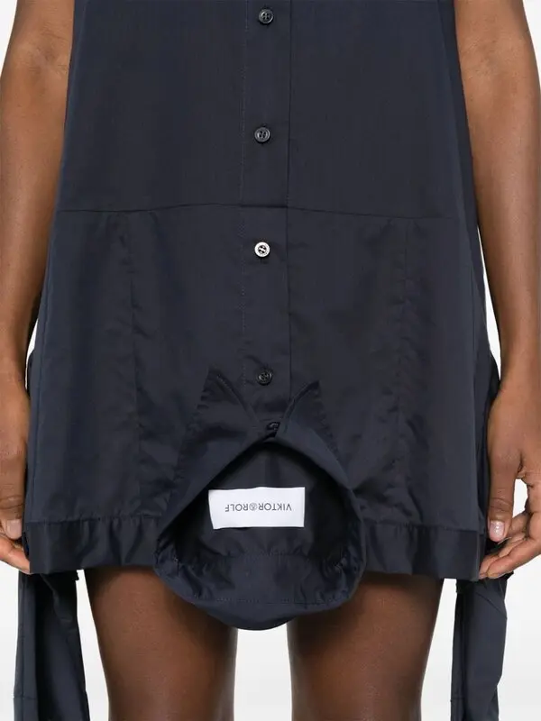 Viktor & Rolf Upside Down Shirtdress - Blue