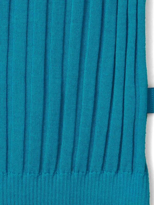 Marc Jacobs Fine-ribbed Merino-wool Tank Top - Blue
