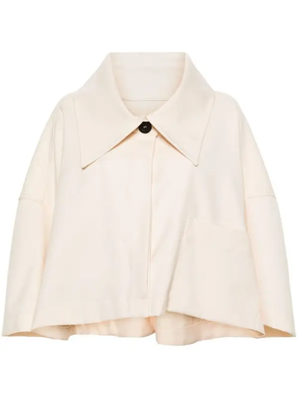 Viktor & Rolf Extreme Gabardine Shirt Jacket - Neutrals